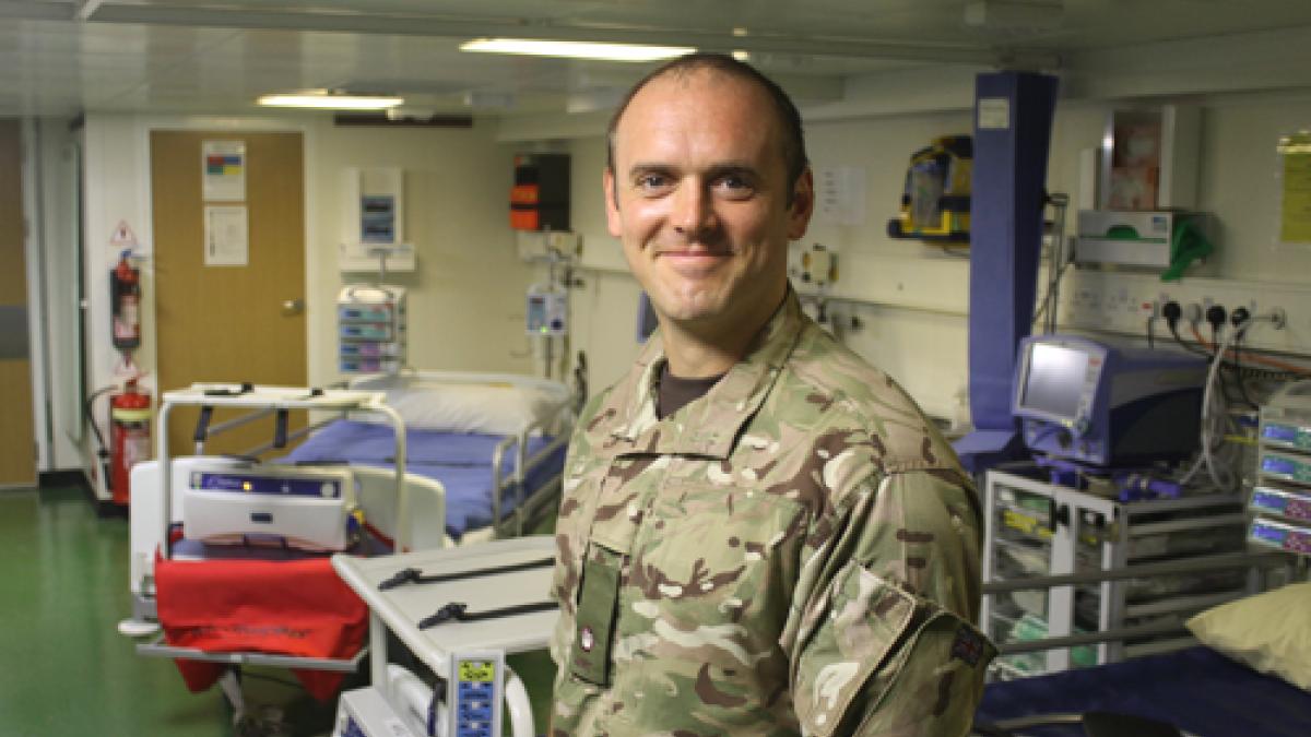 Ship to shore: military physio Peter Scott | The Chartered Society of ...