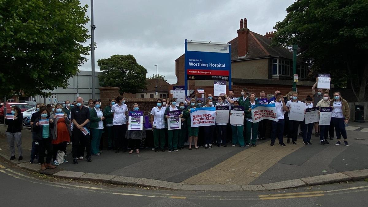 CSP members take action over pay and NHS pressures | The Chartered ...